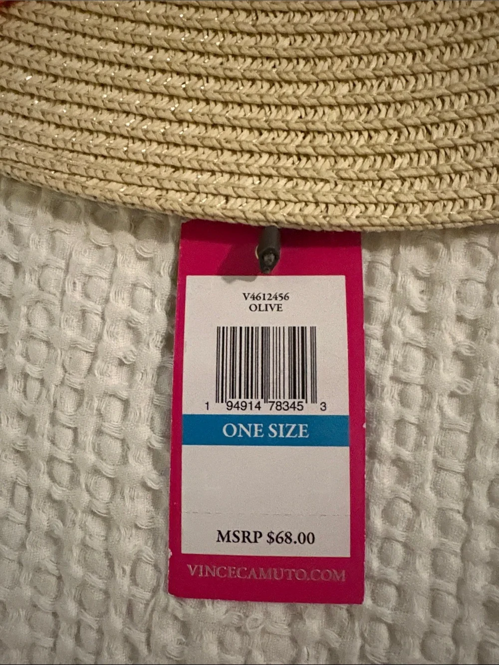 Vince Camuto | Accessories | Nwt Vince Camuto Natural Straw Sun Hat ...